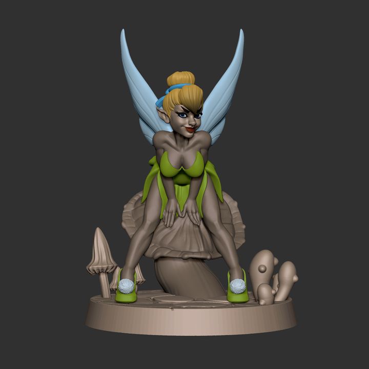 3D Printable Wendy, the Tinkling Pixie (2 Versions) [NSFW] by Bite the Bullet